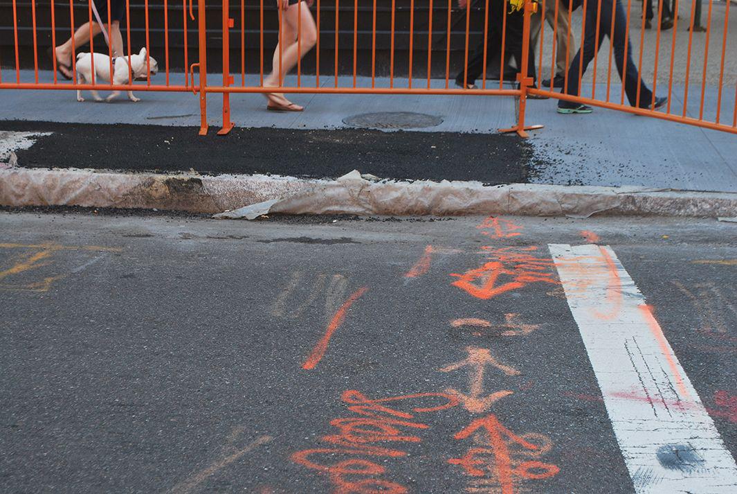 Orange markings on NYC sidewalks: Ingrid Burrington’s Seeing Networks ...
