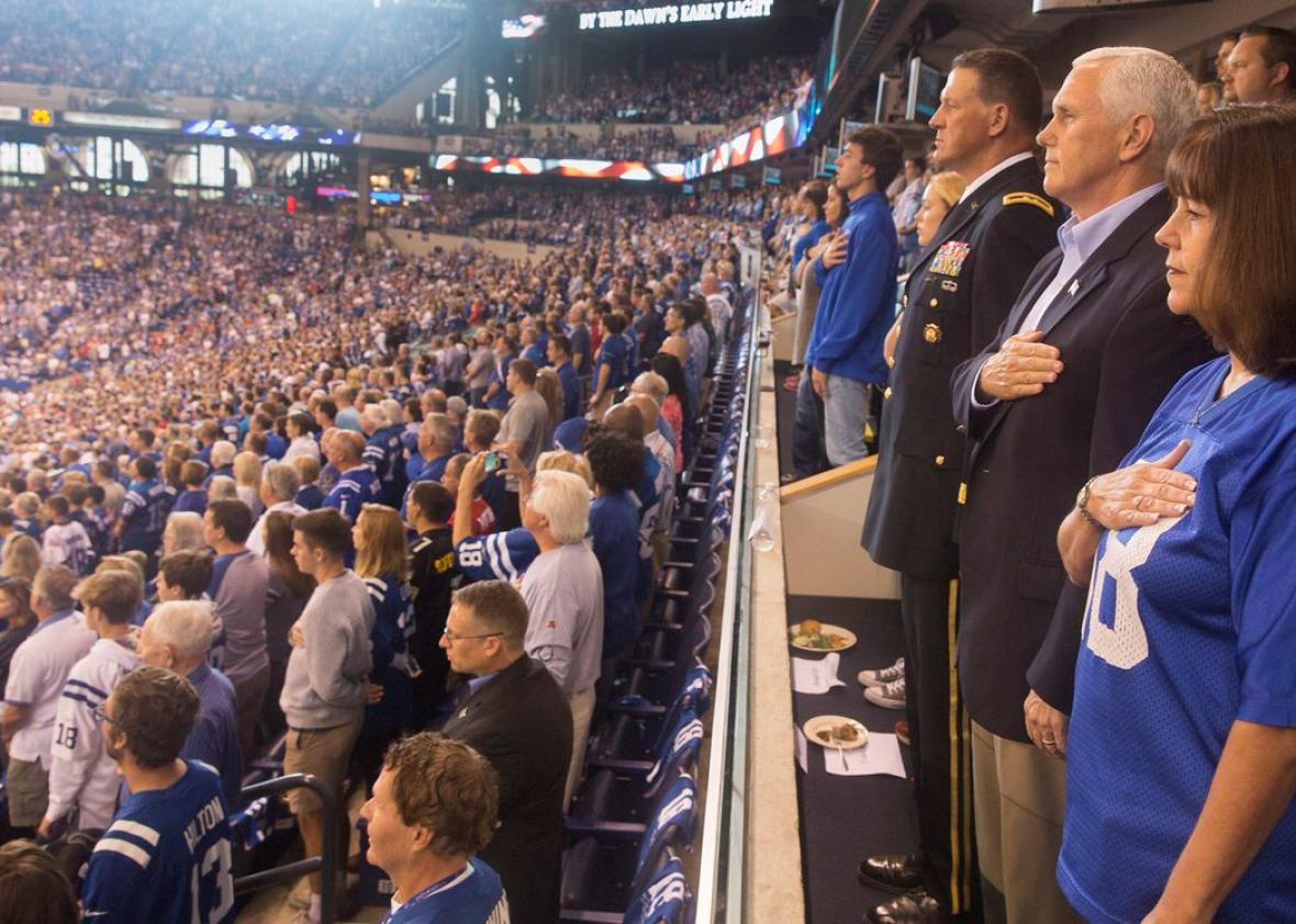 Pence Political Stunt At NFL Game Cost Taxpayers Hundreds Of Thousands pence-political-stunt-at-nfl-game-cost-taxpayers-hundreds-of-thousands