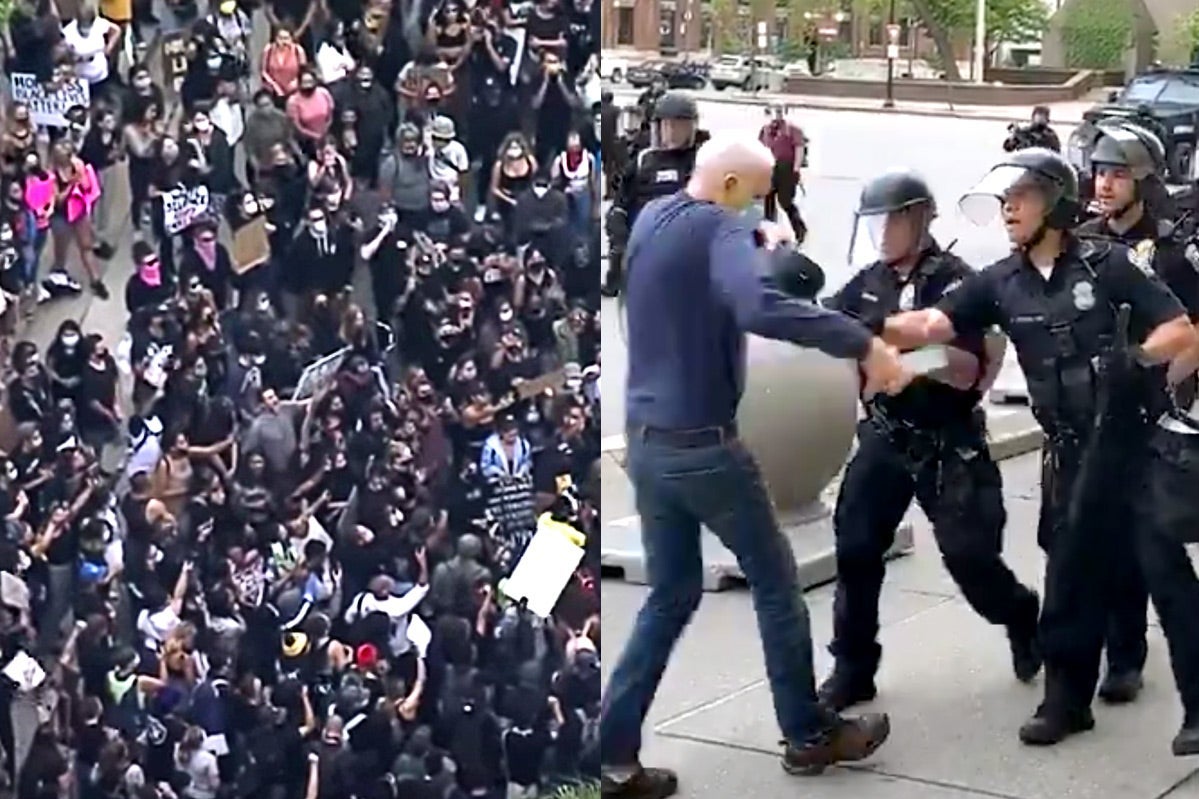 George Floyd protests: The difference between watching them on Twitter ...