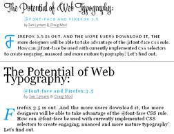 Typography on the Web is basic and dull. A startup called Typekit will ...