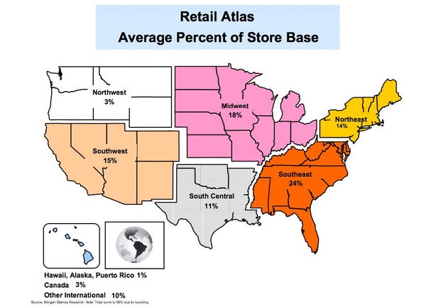 Starbucks map of America: Which states have the most locations?