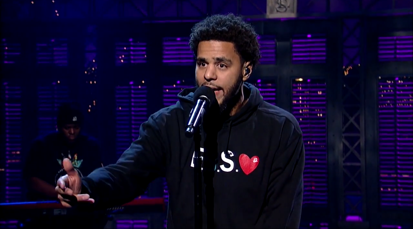 J. Cole “Be Free” on Letterman: Watch the rapper perform his song for ...