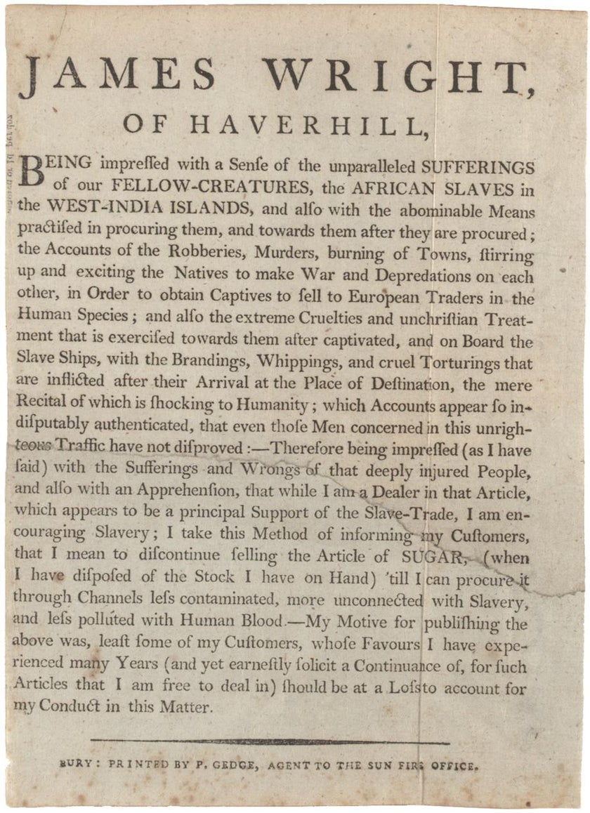 Consumer boycotts: The 18th-century sugar boycott that failed to stop ...
