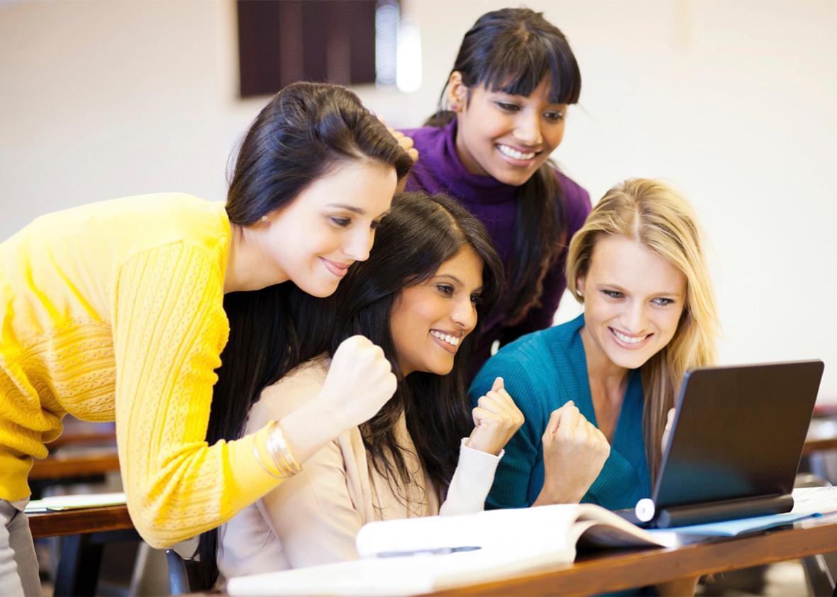 More attractive female students enjoy higher grades in the classroom.