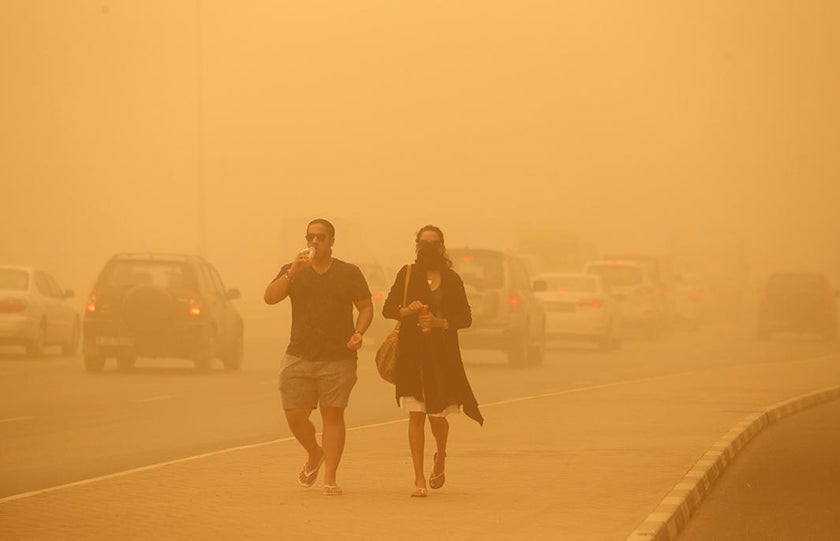 A massive dust storm hit Dubai and the Arabian Peninsula on Thursday ...