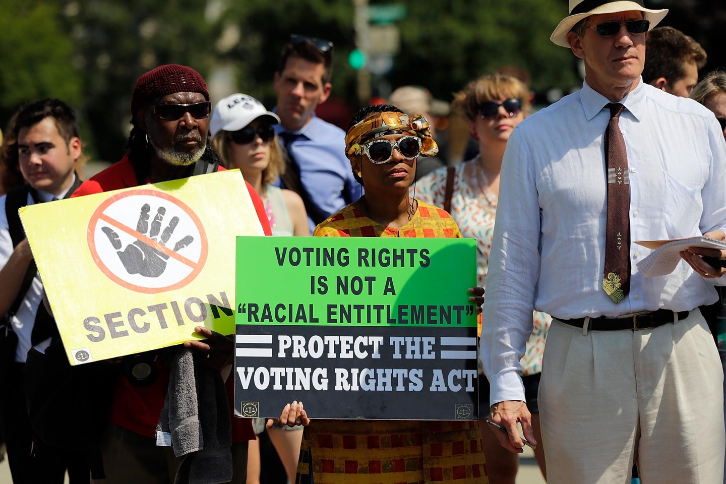 Trump judge argues voters can't sue under the Voting Rights Act.