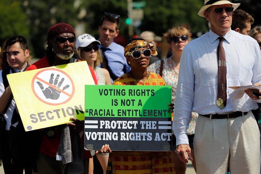 Trump judge argues voters can't sue under the Voting Rights Act.
