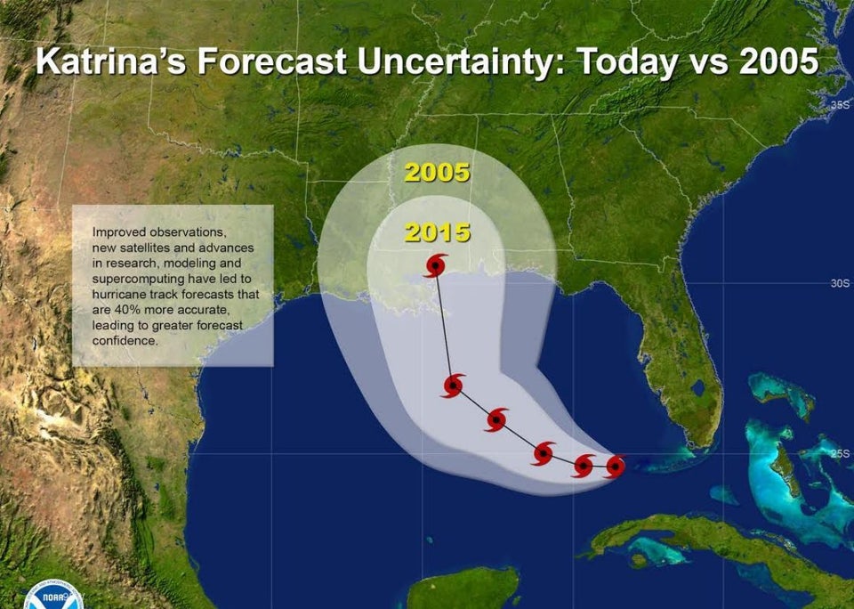 Hurricane Katrina forecasts: Vast improvement in meteorology over last ...