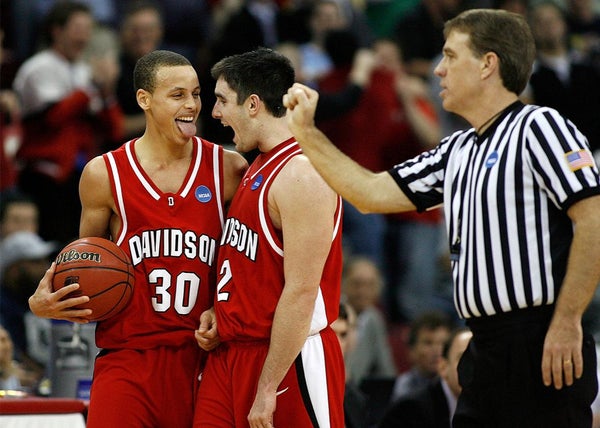 How Stephen Curry nearly led Davidson to the 2008 Final Four.