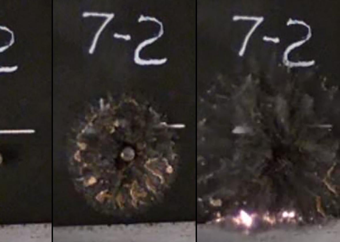 Metal foam armor can shatter bullet on contact (VIDEO).