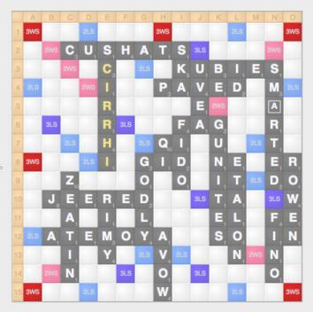 A breakdown of the best game at the North American Scrabble Championship.