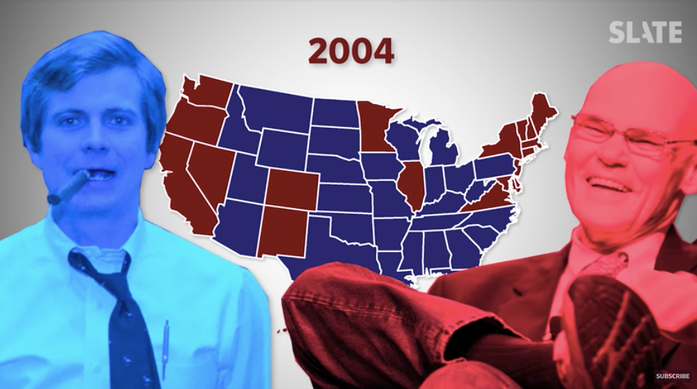 Why Democrats are blue and Republicans are red.