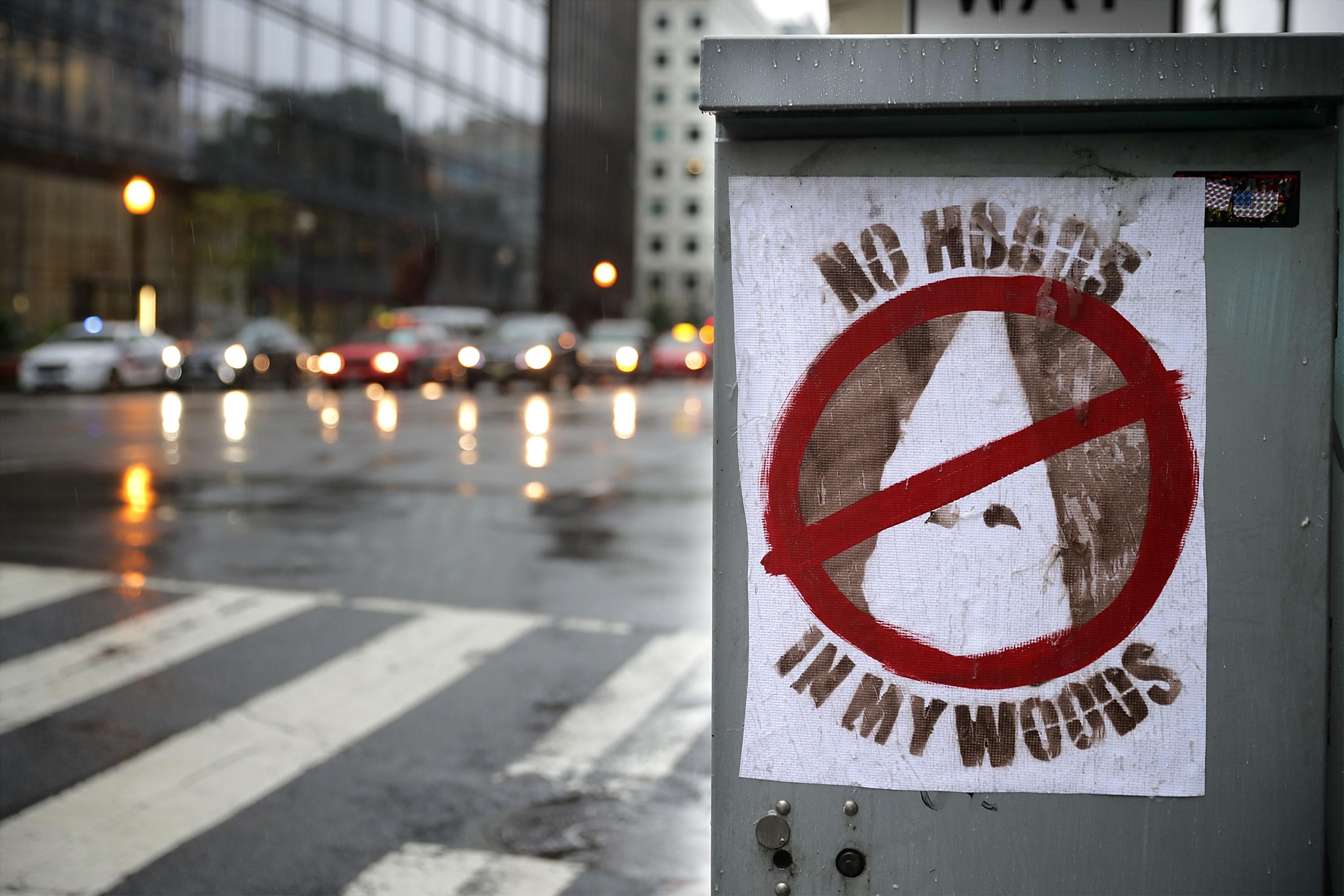 Unite the Right 2: The best signs from the counterprotest.