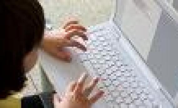 Blank QWERTY keyboard study: No one ever bothered to memorize the keys.