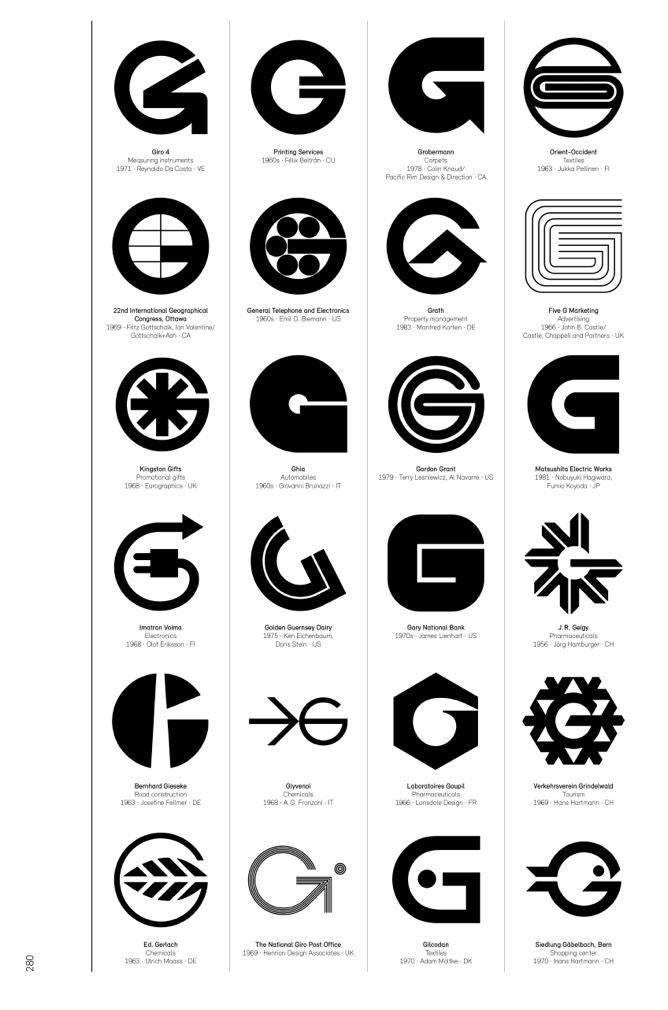Logo Modernism is a brilliant catalog of corporate trademarks from 1940 ...