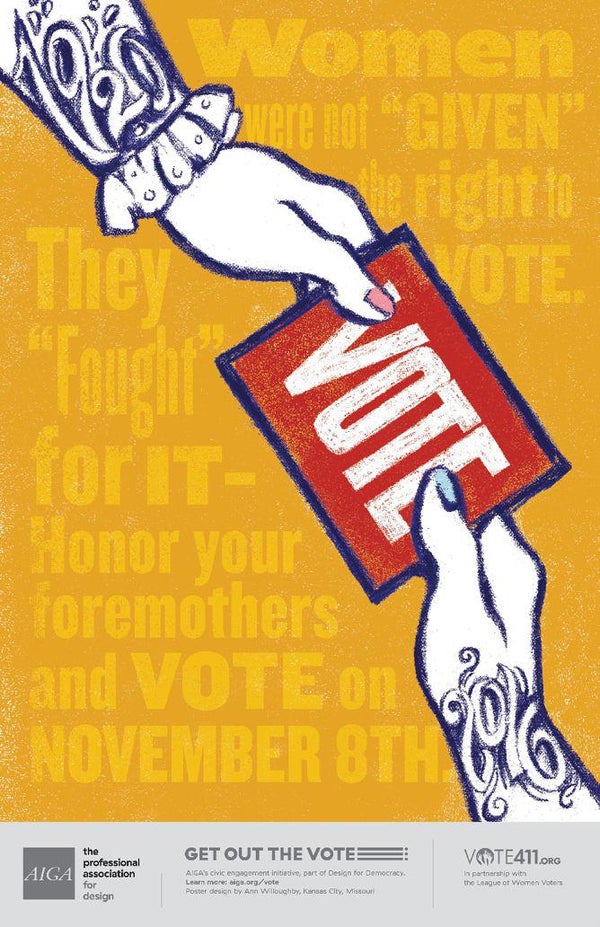 AIGA’s Get Out the Vote campaign features free downloadable posters ...