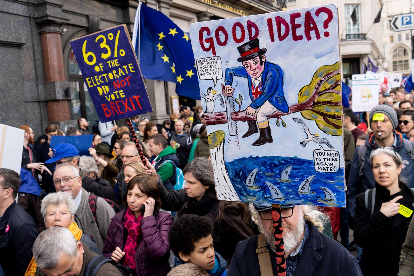 People's Vote March: The best signs from the huge anti-Brexit march in ...