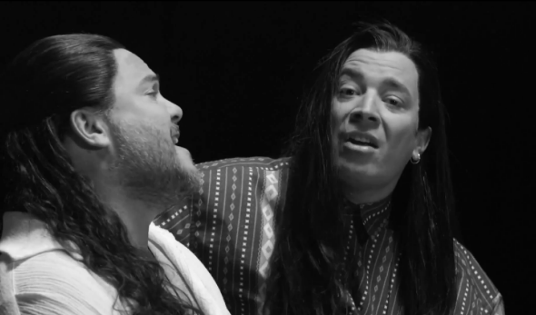 Jimmy Fallon and Jack Black re-create Extreme’s “More Than Words” video ...