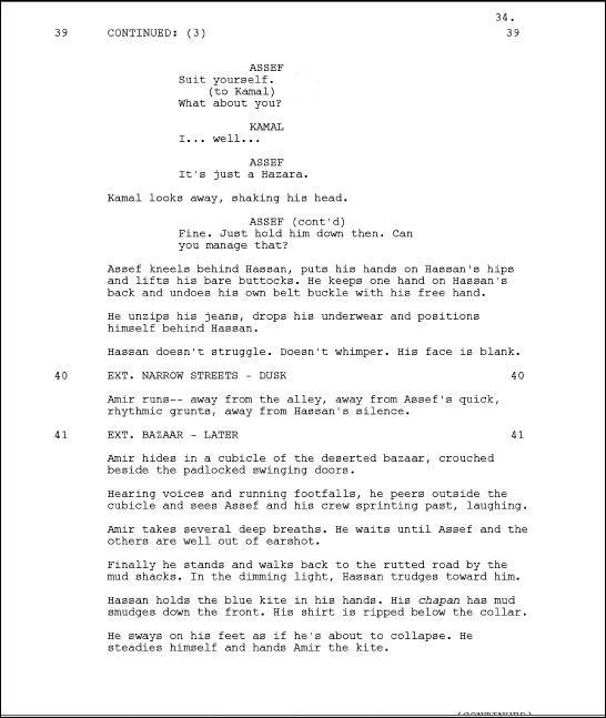 The Kite Runner's Rape Scene