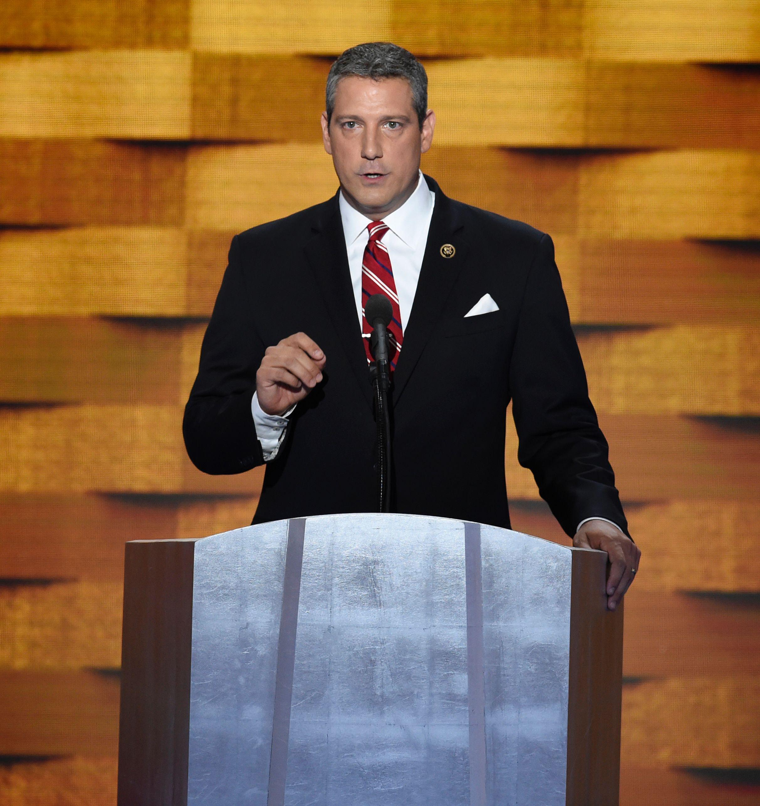Ohio Congressman Tim Ryan reportedly will announce presidential run.