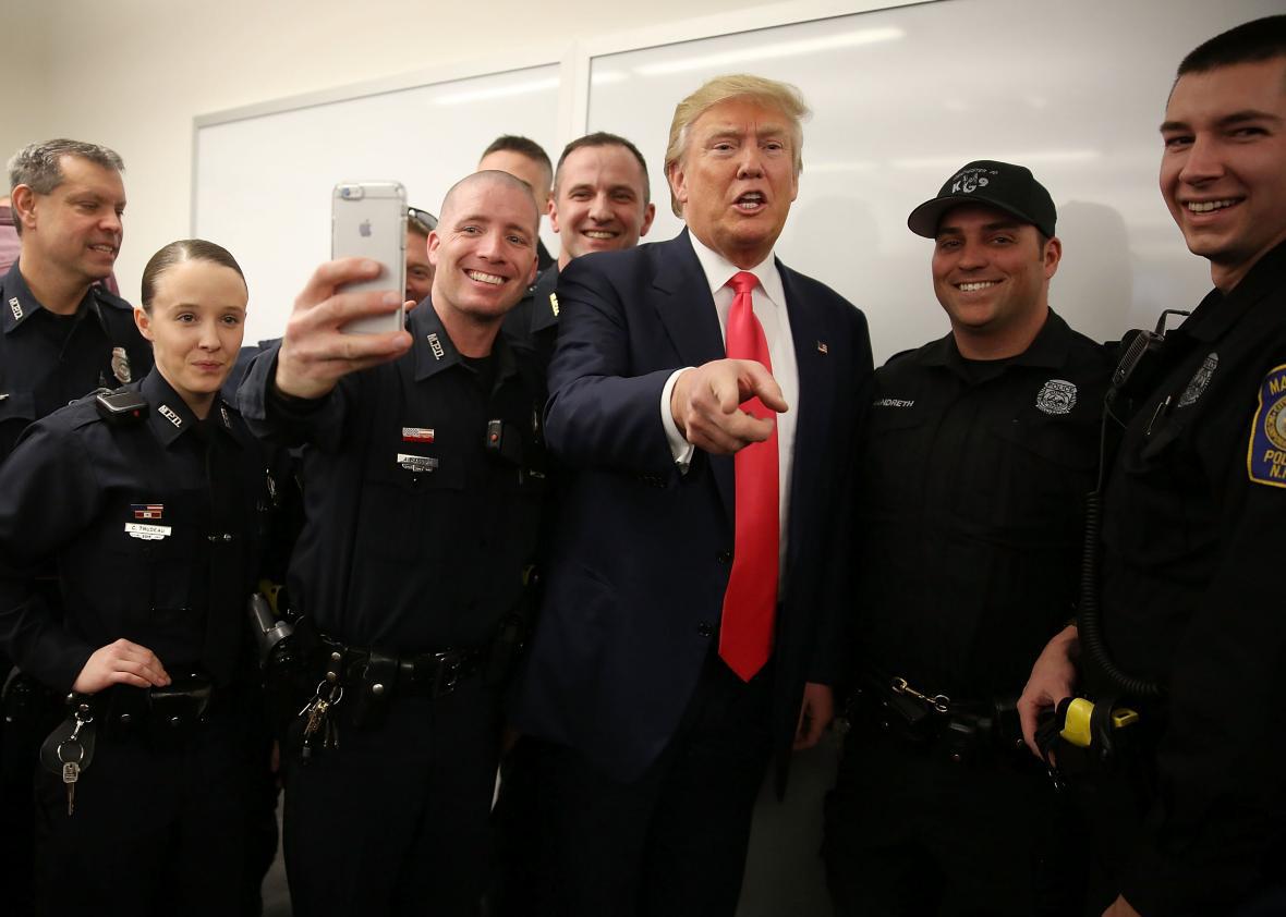 Trump insults police: They’re too scared to fight terrorism.