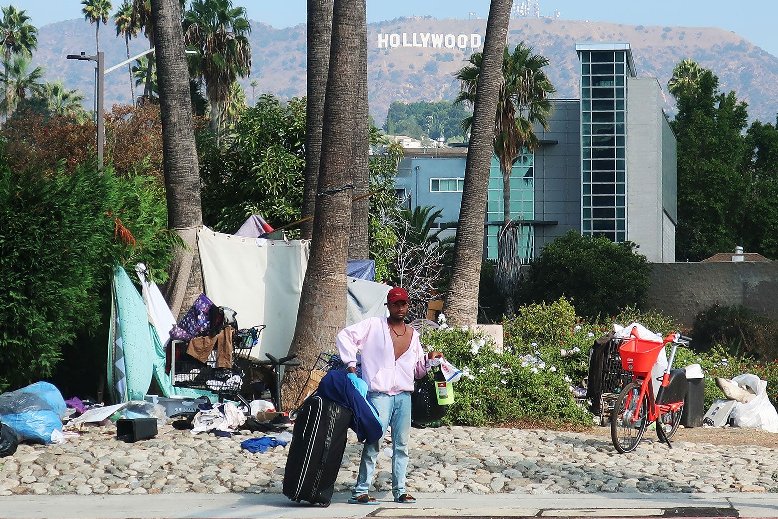 Record homelessness has led to a battle over L.A.'s public spaces.