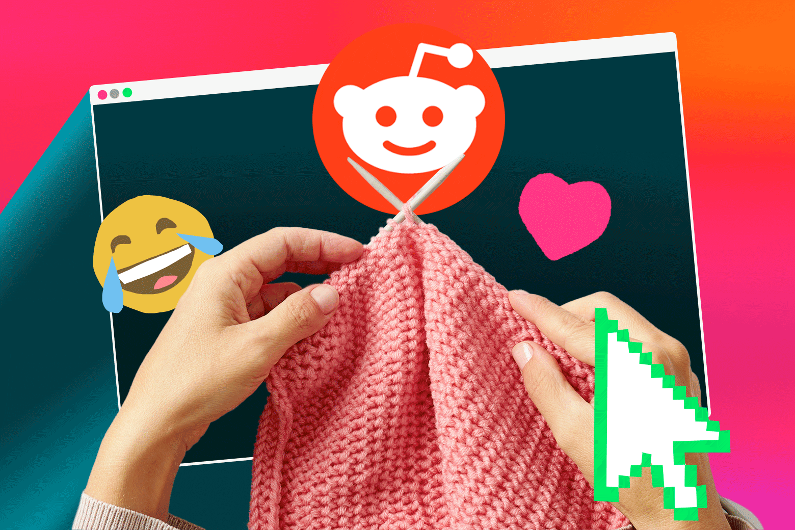 The scandalous discourse of yarn Reddit