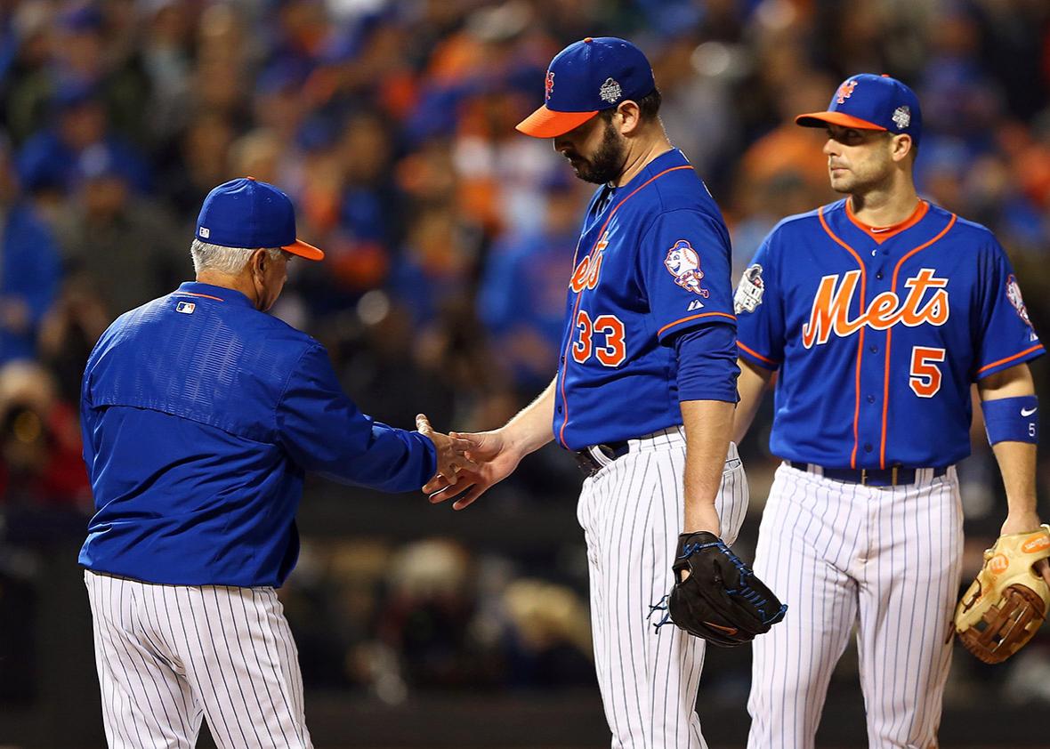 Harvey, Murphy, and Collins lost the World Series for the Mets.