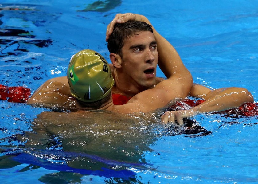 Which Olympic athletes are the best huggers?