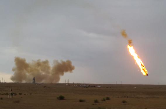 Russian rocket failure: Proton M rocket explodes after takeoff.