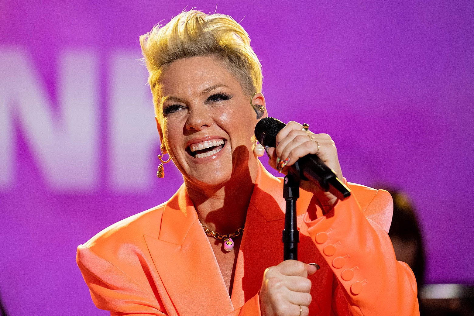 Pink defined her own R&B-to-rock genre.