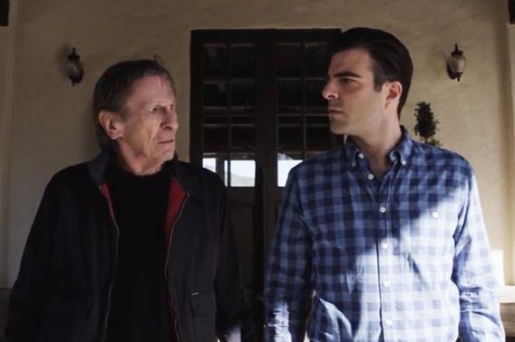 Spock vs. Spock: Car ad pits actors who played Spock against each other.