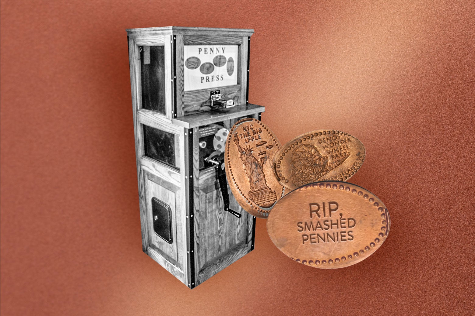 Trump ordered an end to the penny. Won't someone think about the pressed version?