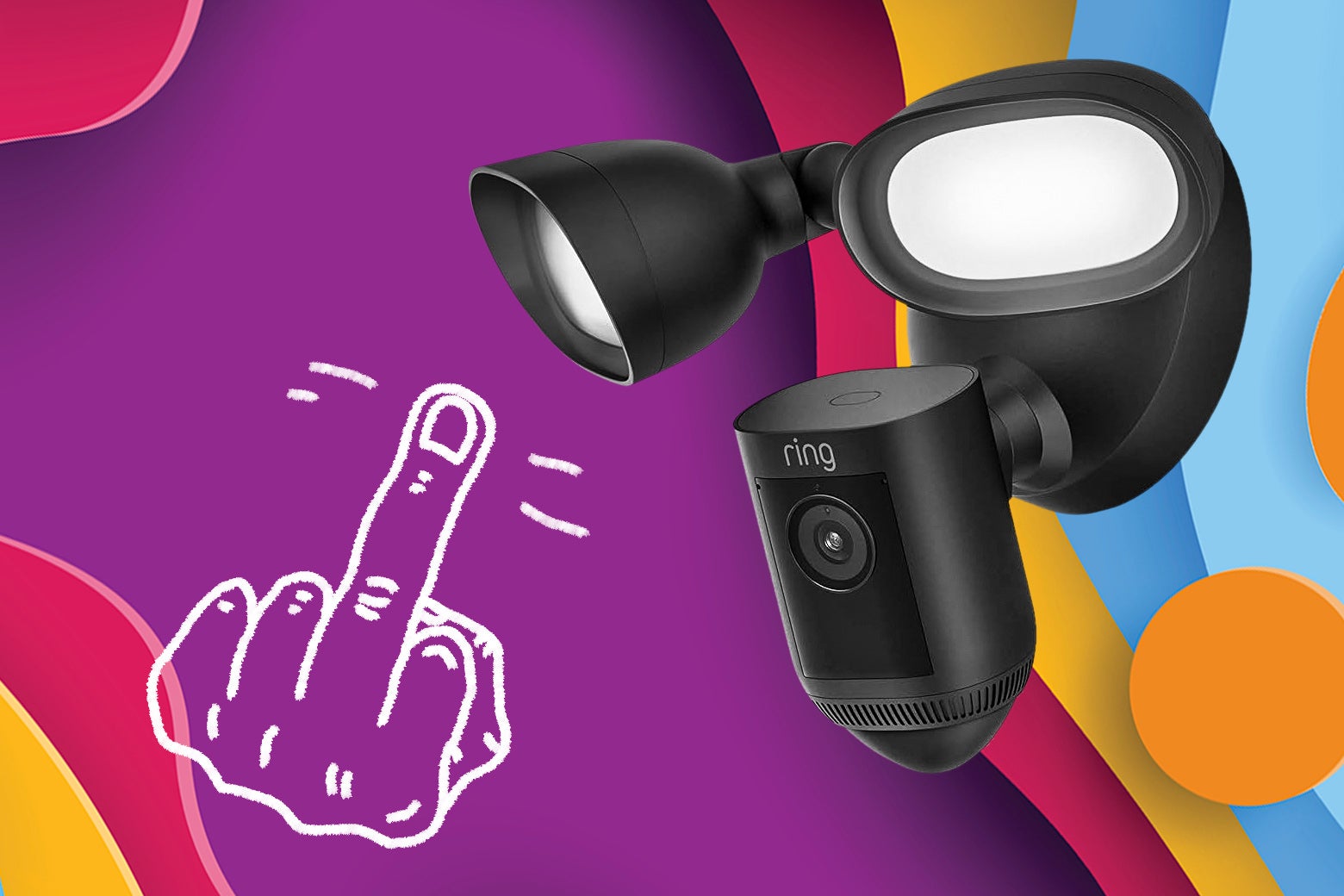 Give Ring and Nest cameras the middle finger. Literally.