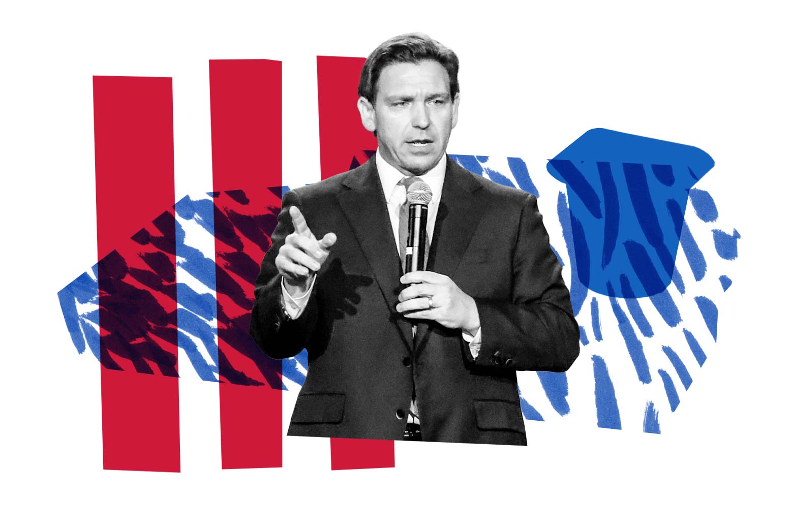 Teflon Don meets Puddin’ Ron: The 2024 GOP primary campaign is heating up.