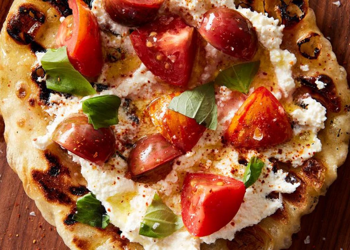 Check out the recipe for this genius pizza.