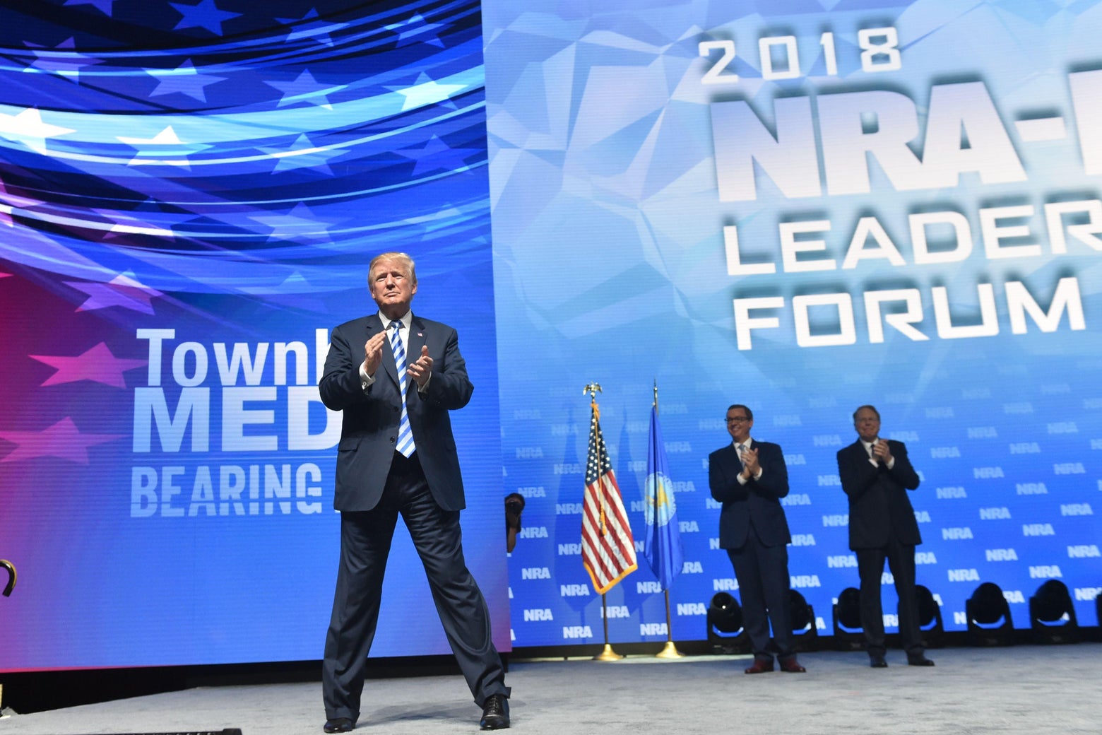 Trump tells NRA gun rights will “never ever be under siege as long as I ...