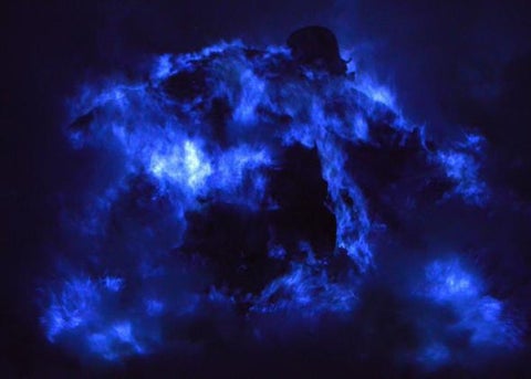 Why do we associate the color blue with swearing?