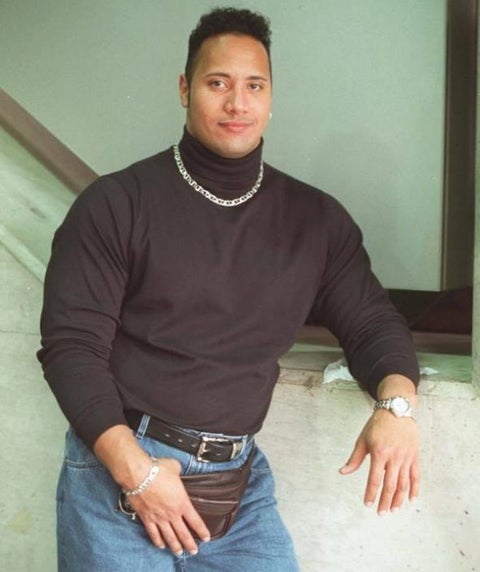 The Rock says he looks like a “buff lesbian."
