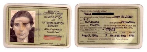 Green card history: U.S. immigrants' vital document through the years.
