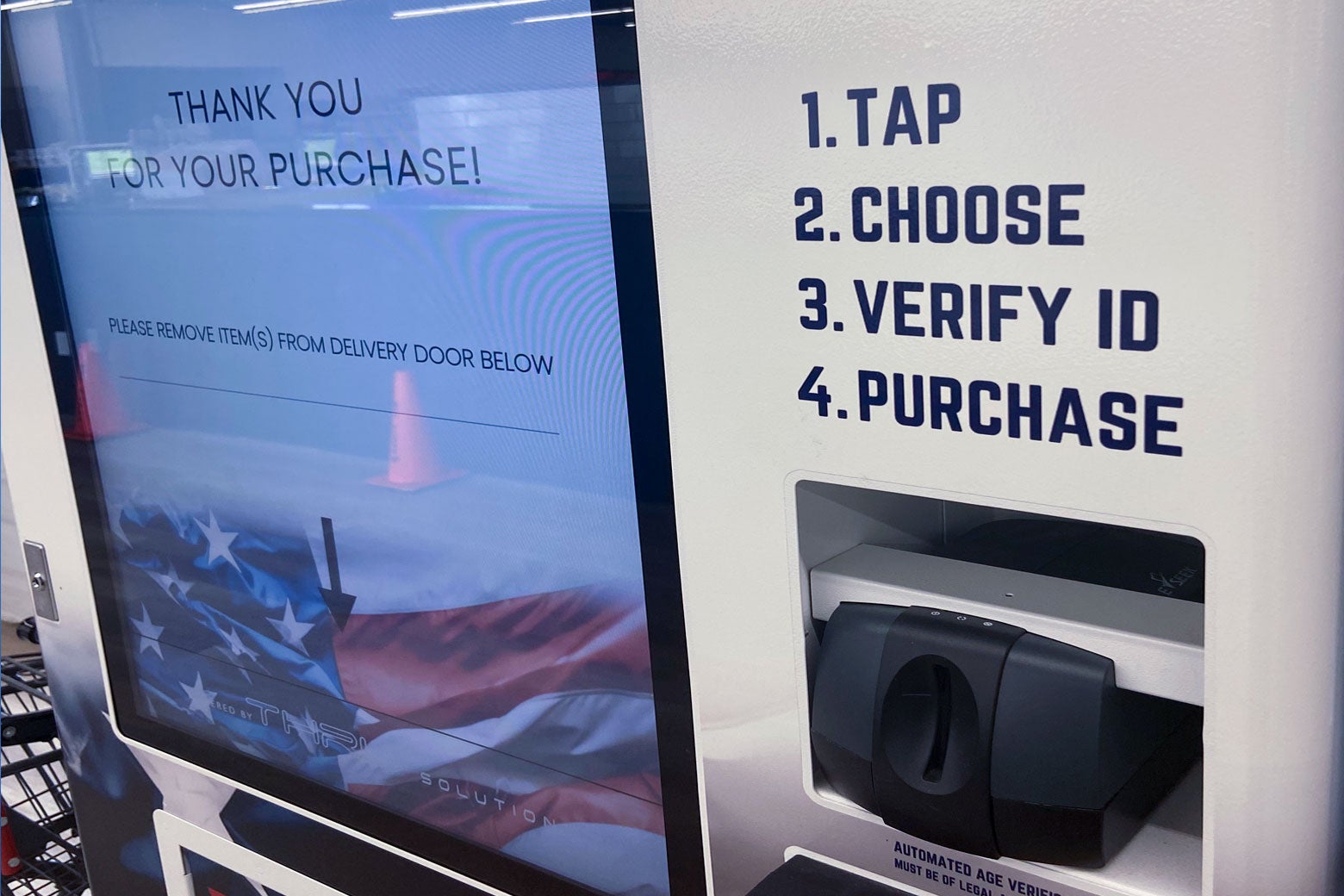 I used American Rounds’ bullet vending machine. It was easy and horrifying.