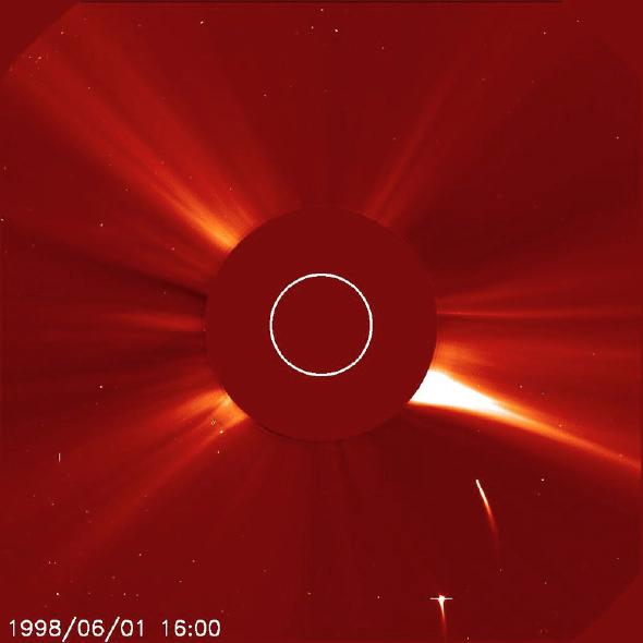 Sungrazer Project finds its 3,000th comet: SOHO’s LASCO instrument ...