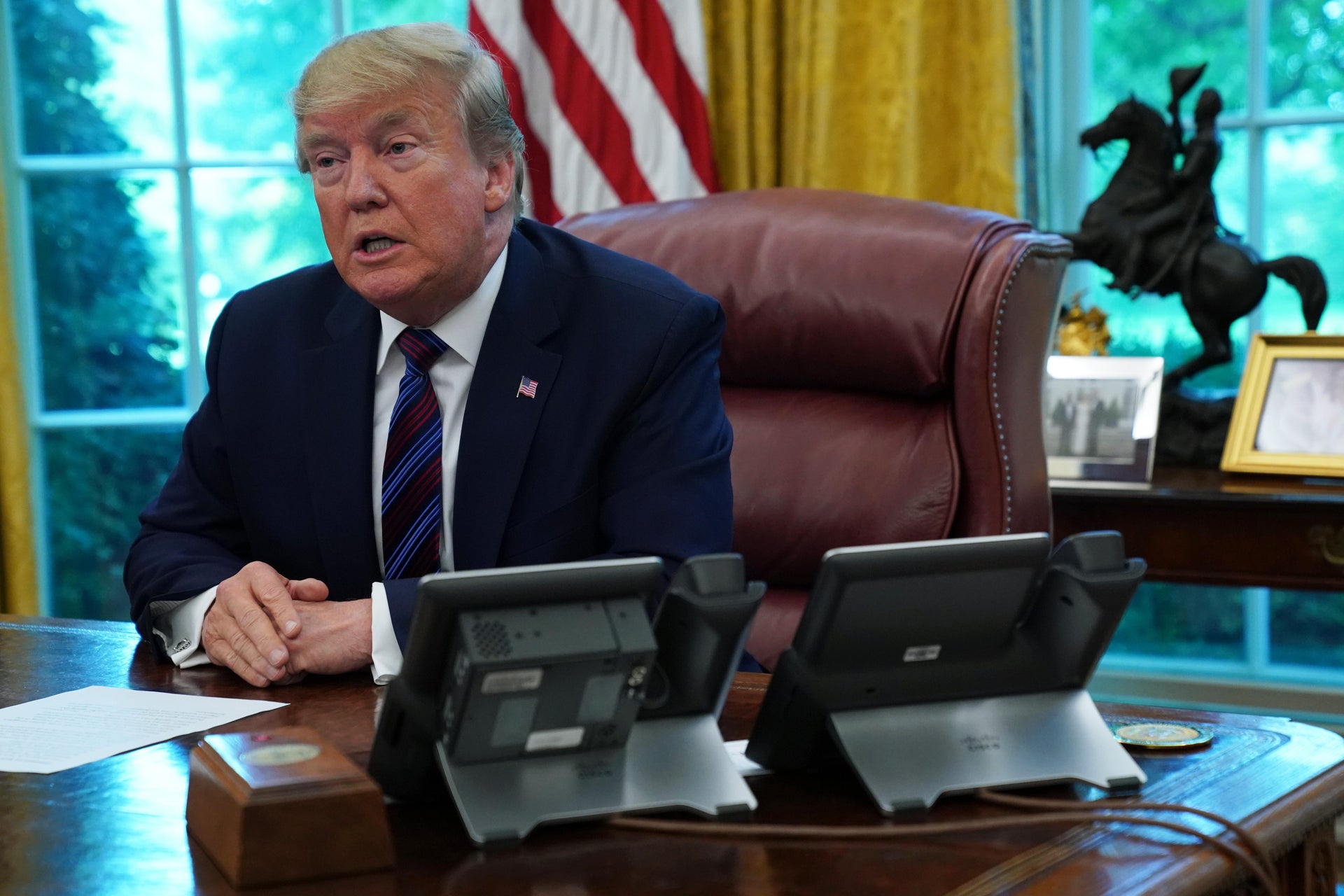 First Trump-Zelensky call summary transcript: The White House's prior ...