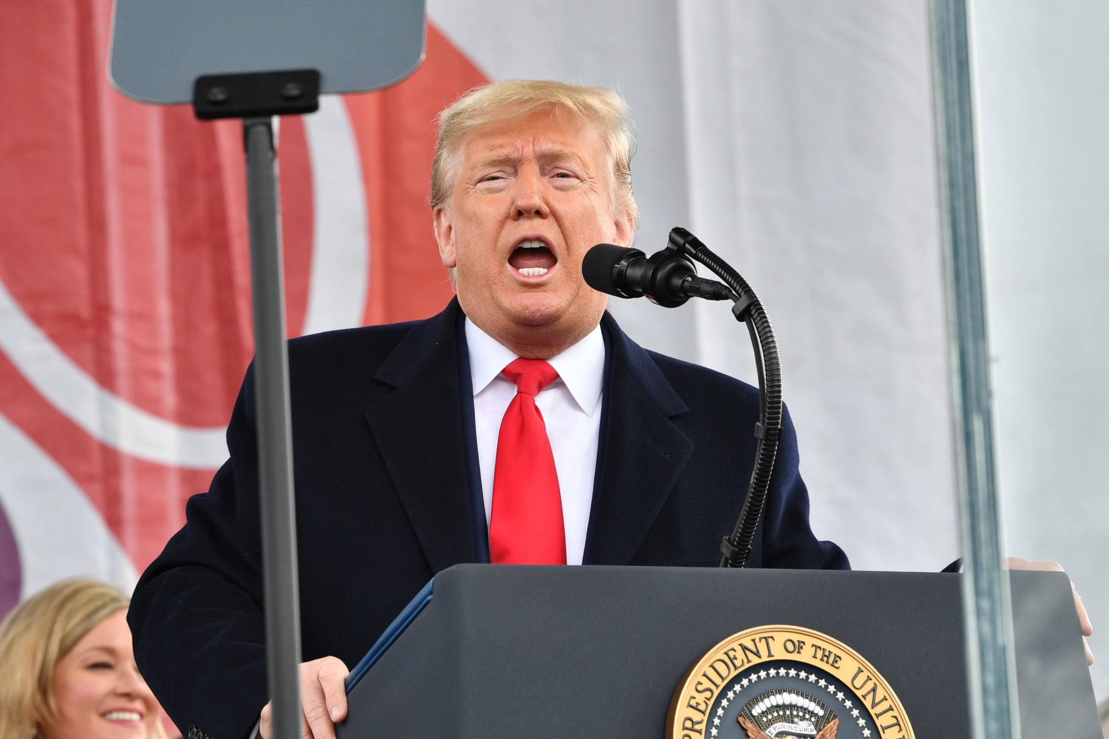 This year’s March for Life became a Trump rally.