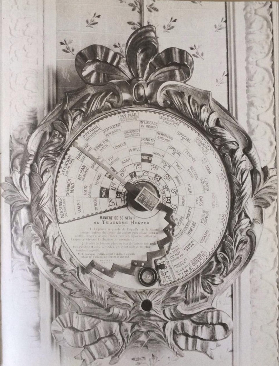 Herzog teleseme: Service wheel for 19th-century grand hotels