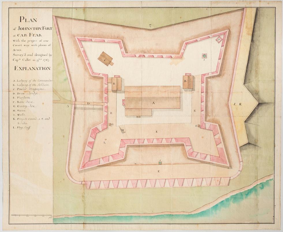 History of fortifications: British forts in the American colonies.
