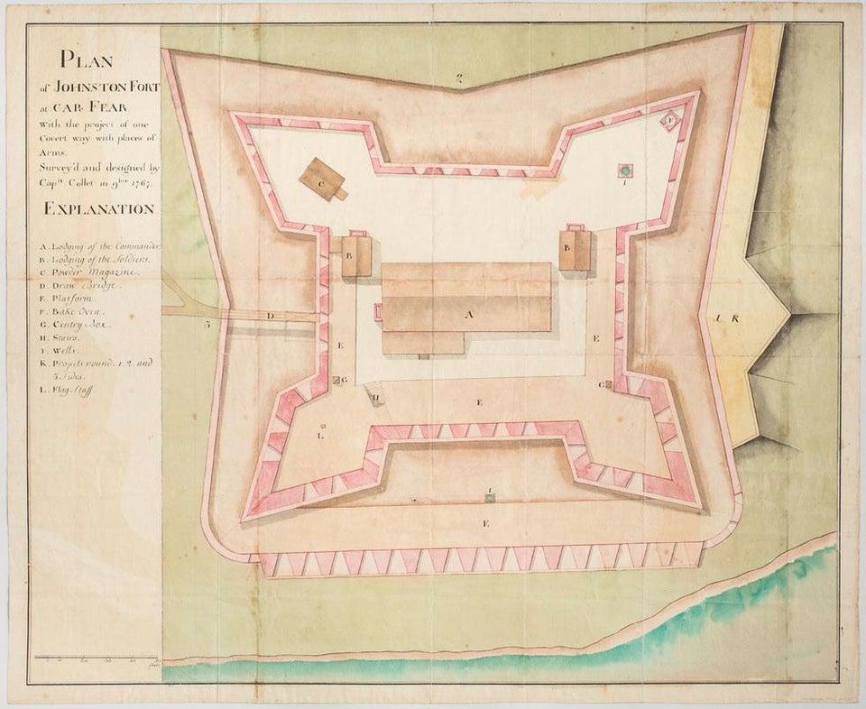 History of fortifications: British forts in the American colonies.