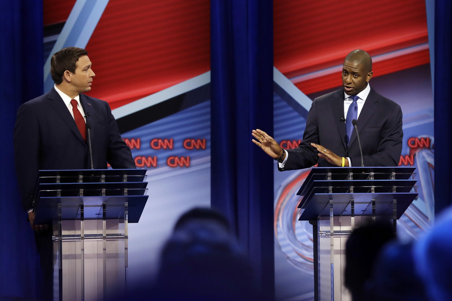 Andrew Gillum and Ron DeSantis disagreed on everything during Sunday's ...