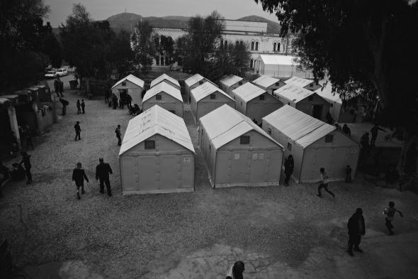 I volunteered in a refugee camp in Leros, Greece.