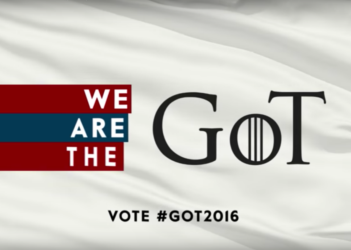 Now you can vote for Game of Thrones characters this election.